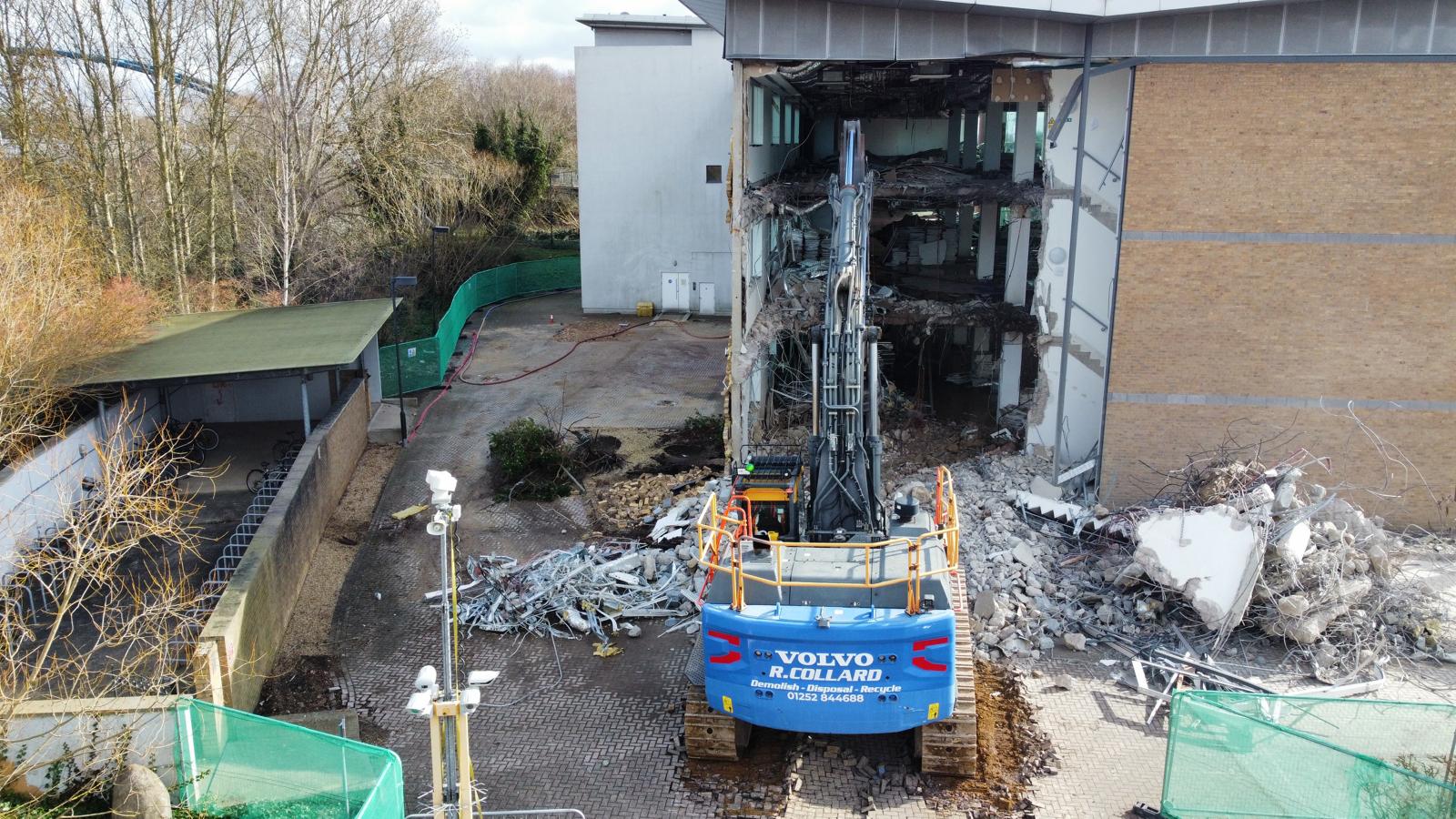 Demolition and Enabling; Vitrum Building, Cambridge