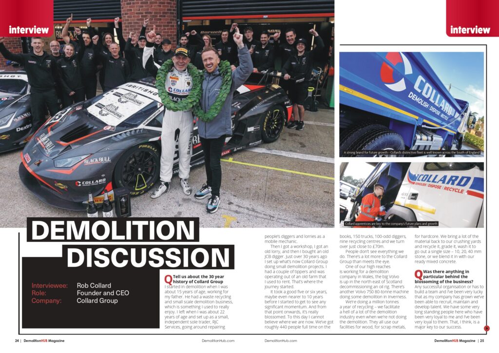 A discussion with Demolition Hub - Collard