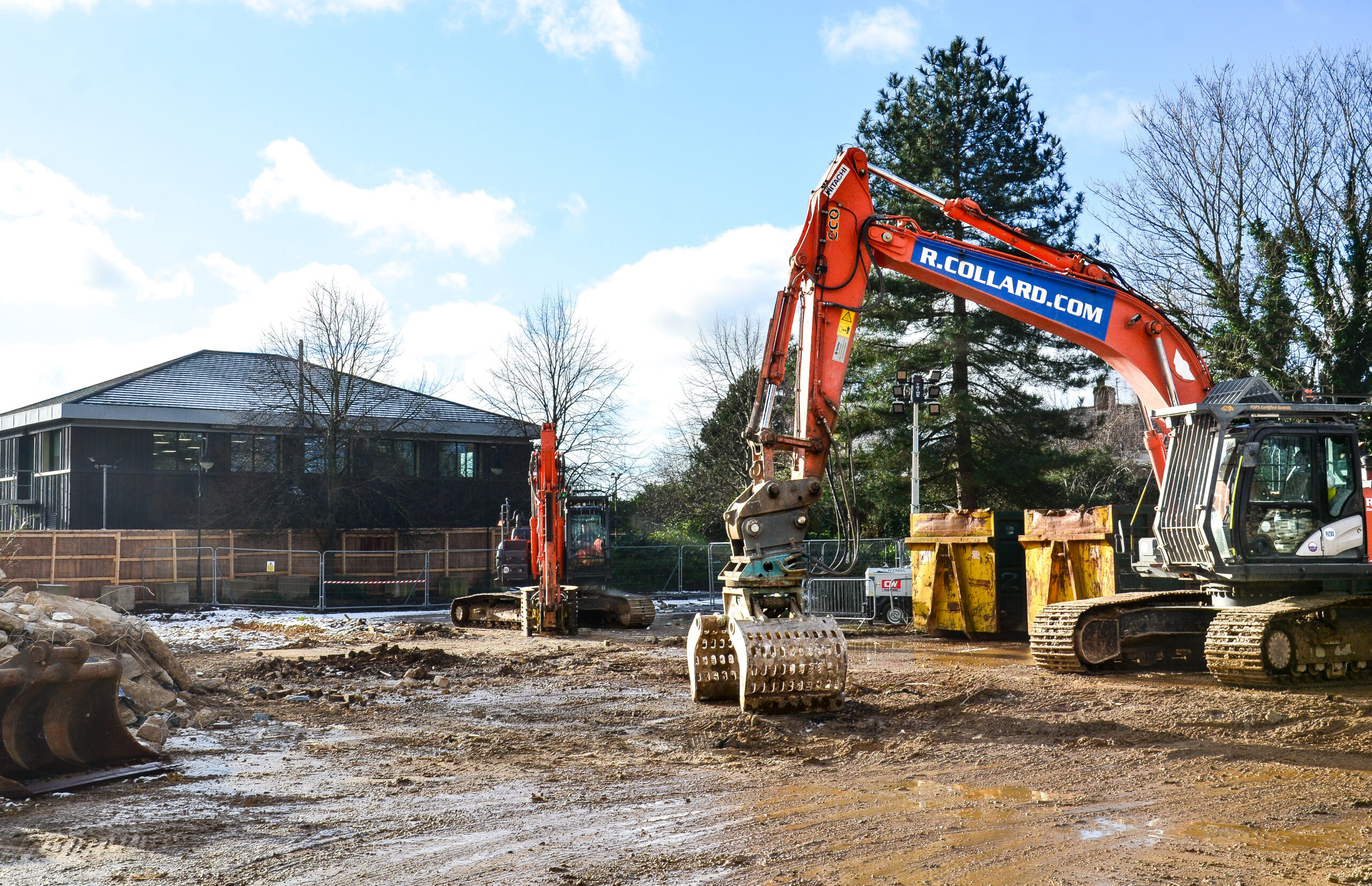 Demolition; Nash Court, Oxford