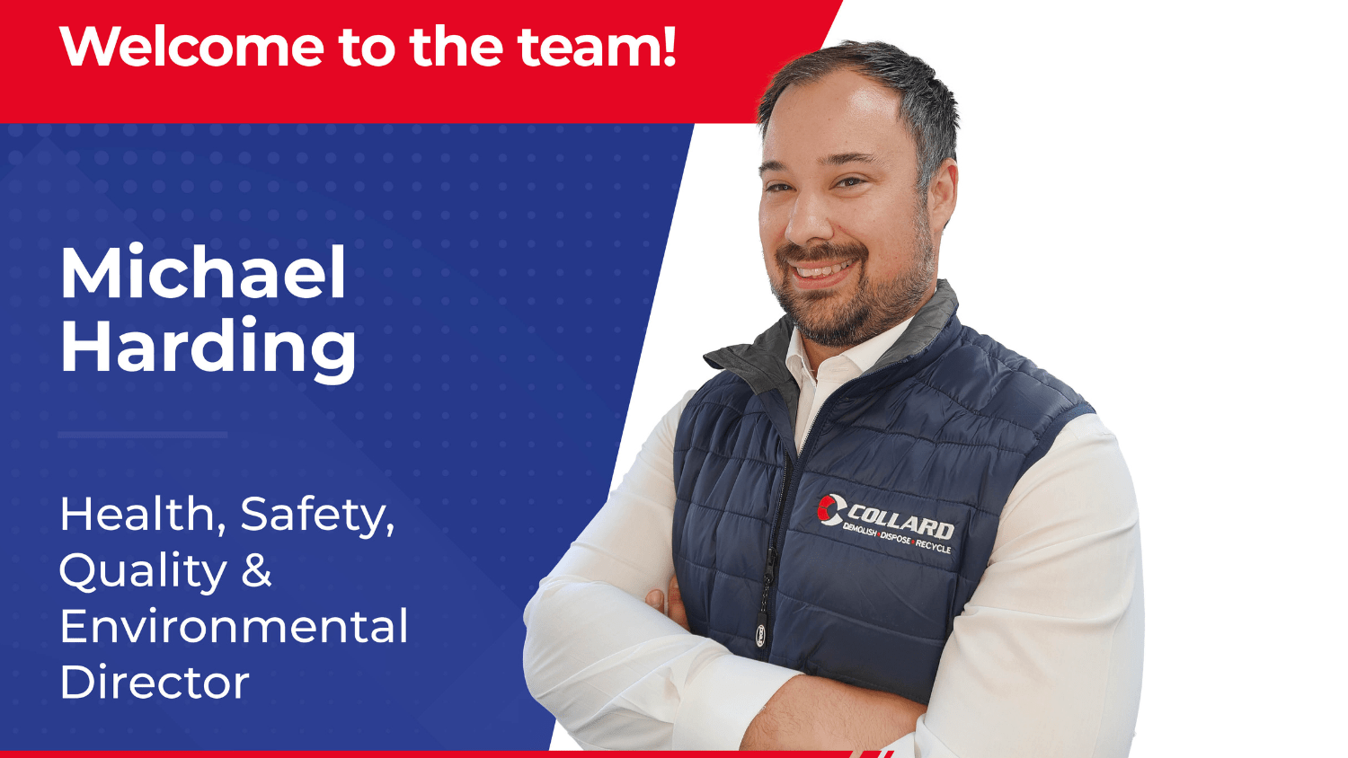 Meet our new HSQE director - Collard